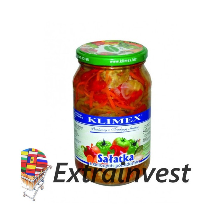 Ensalada de lechuga polaca 840 g de tomates verdes